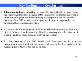 Farmers’ perception and village-level experiences, Donald Makoka ...