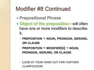 Modifiers | PPTX
