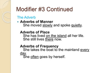 Modifiers | PPTX