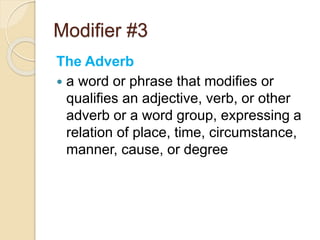 Modifiers | PPT