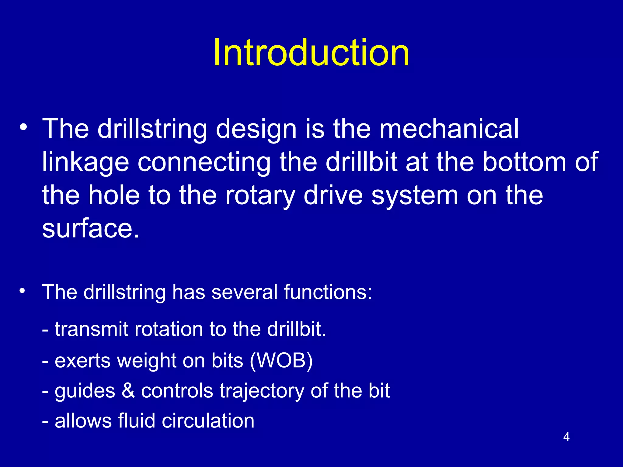 Drillstring & BHA Design | PPT