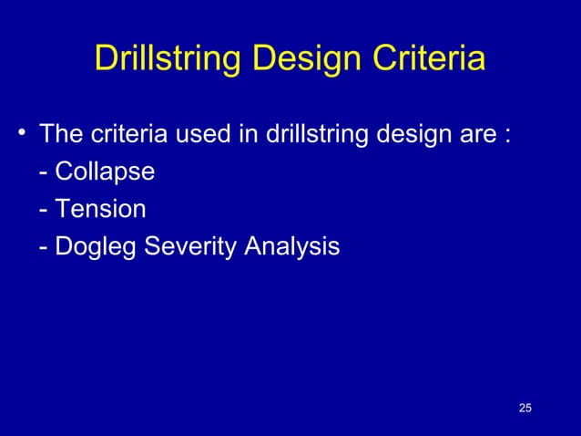 Drillstring & BHA Design | PPT