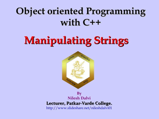 Strings | PPT