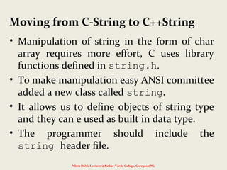 Strings | PPT