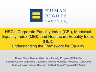 Understanding the Framework for Equality | PPT