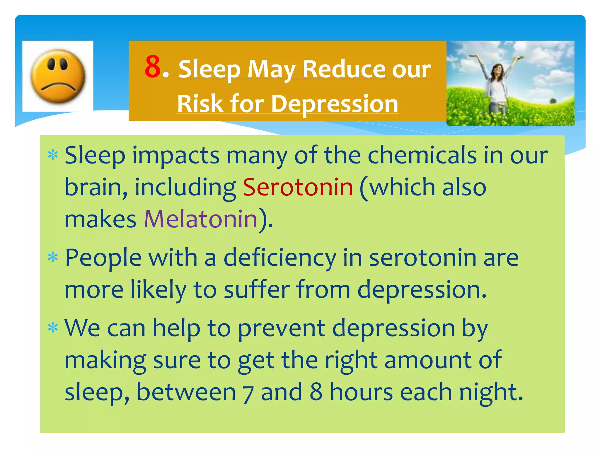 9. sleep and stay healthy | PPTX
