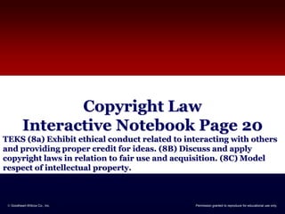 9. copyright fair use ip | PPTX | Video Production | Content Production