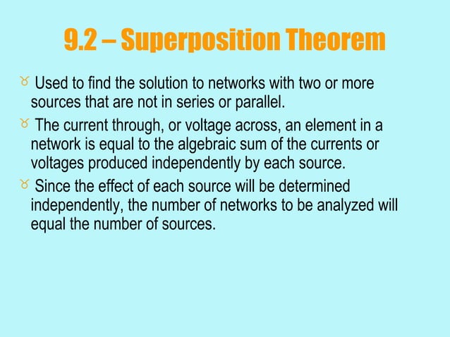 Network Theorems.ppt | Computer Networking | Computing
