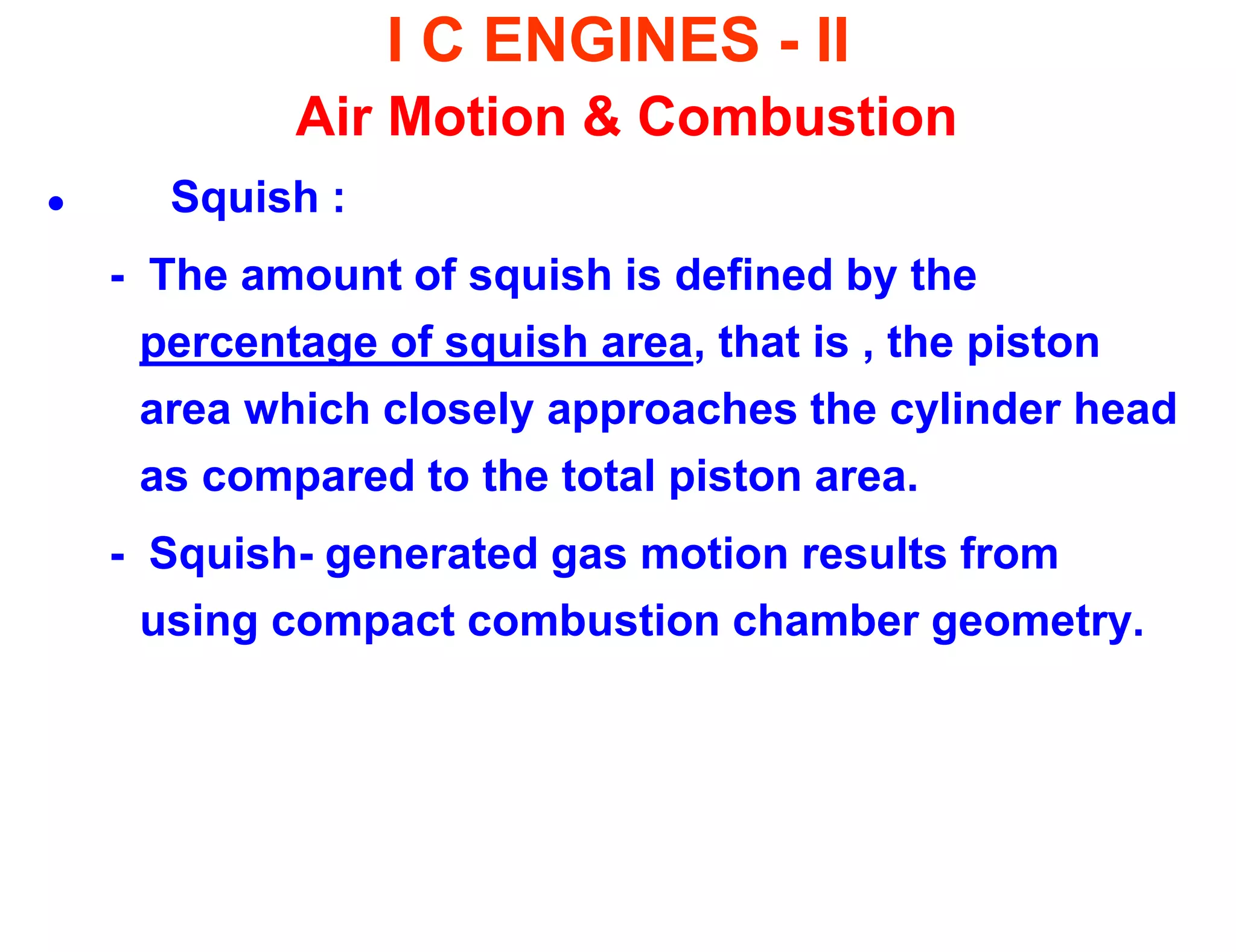 Air-Motion in Engine Cylinder | PDF