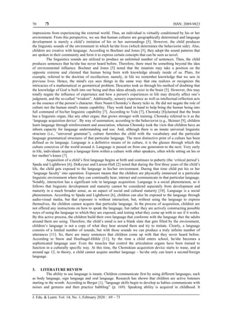 Language development and acquisition in early childhood | PDF