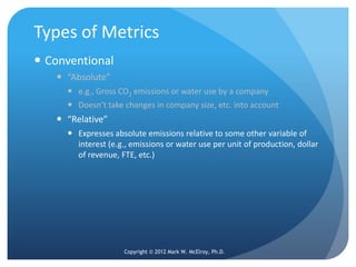 Standardizing Sustainability Context | PPT