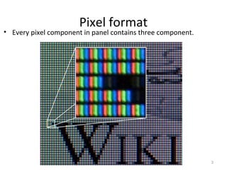 Basic Concept of Pixel and MPEG data structure (english) | PPT