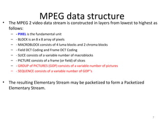Basic Concept of Pixel and MPEG data structure (english) | PPT