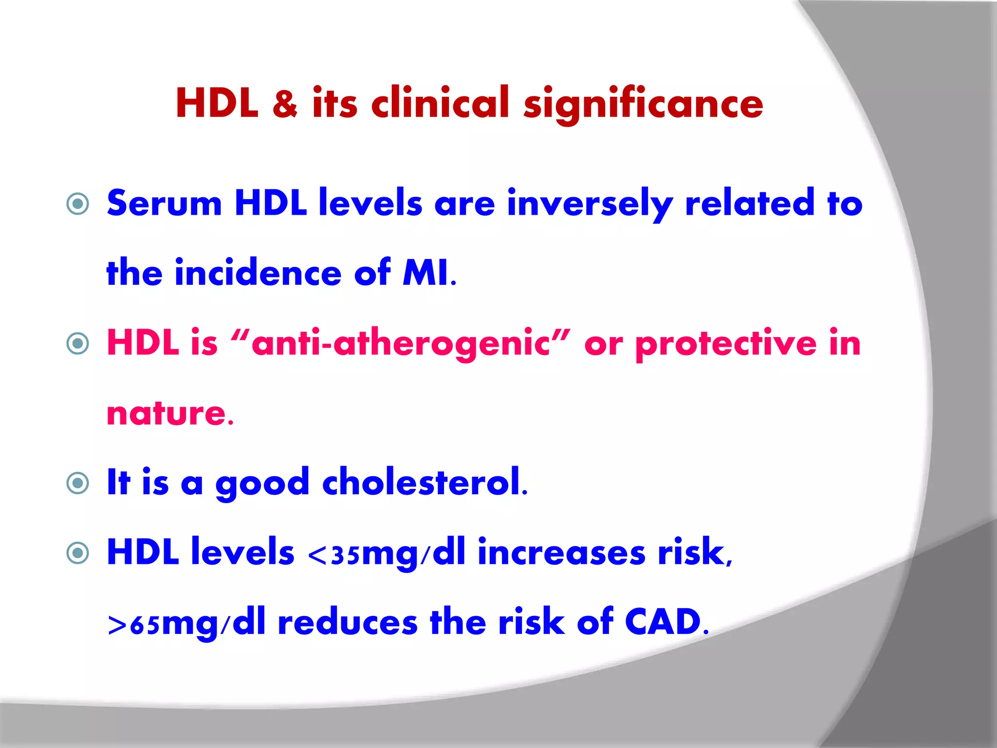LDL & HDL METABOLISM | PPTX