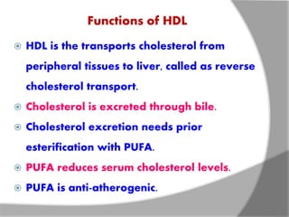 LDL & HDL METABOLISM | PPTX