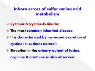 CYSTEINE METABOLISM | PPTX