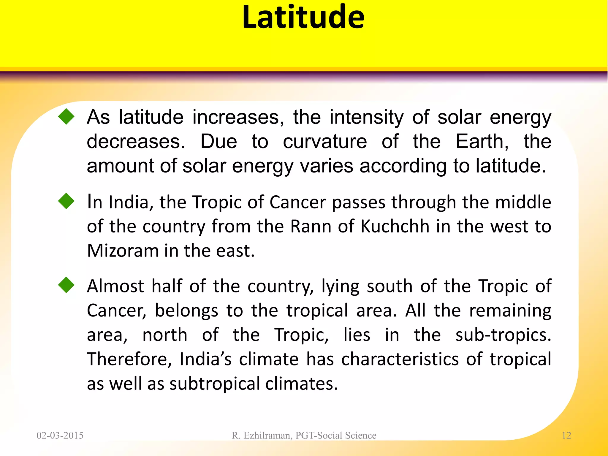 Climate-9th Geography | PPSX
