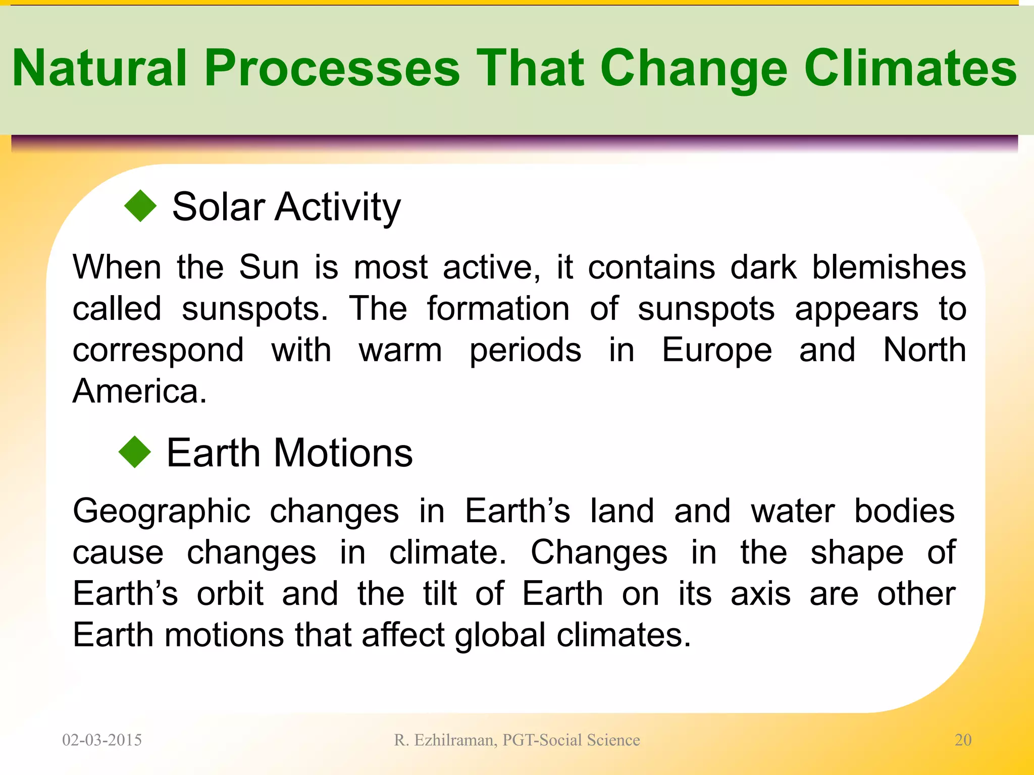 Climate-9th Geography | PPSX