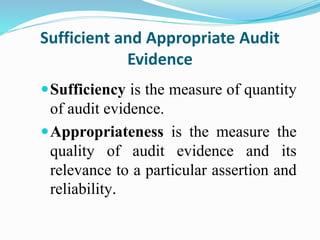 9. audit evidence | PPTX