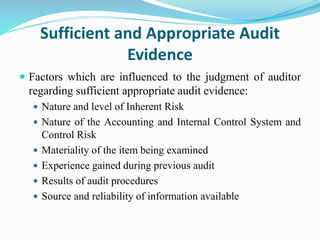 9. audit evidence | PPTX