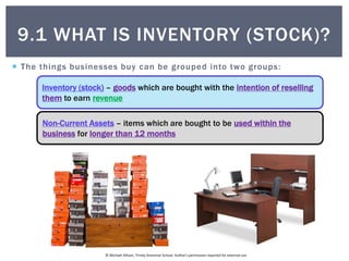 9.1 What is inventory (stock)? | PPTX