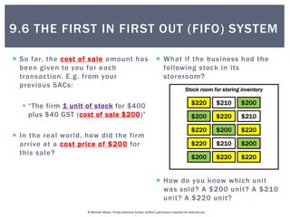 9.6 The First In First Out (FIFO) system | PPTX