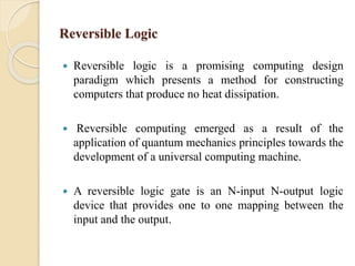 9.design of high speed area efficient low power vedic multiplier using reversible logic gate | PPT