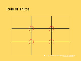 9. rule of thirds | PPT