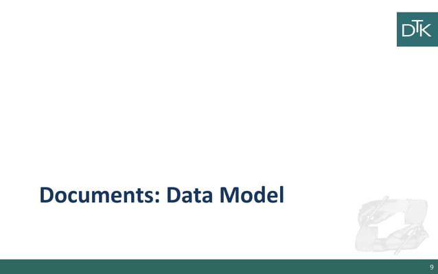 9. Document Oriented Databases
