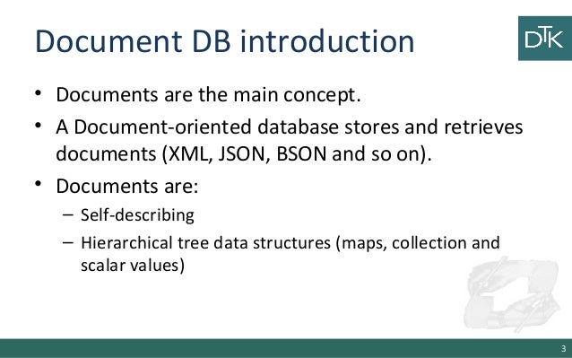 9. Document Oriented Databases