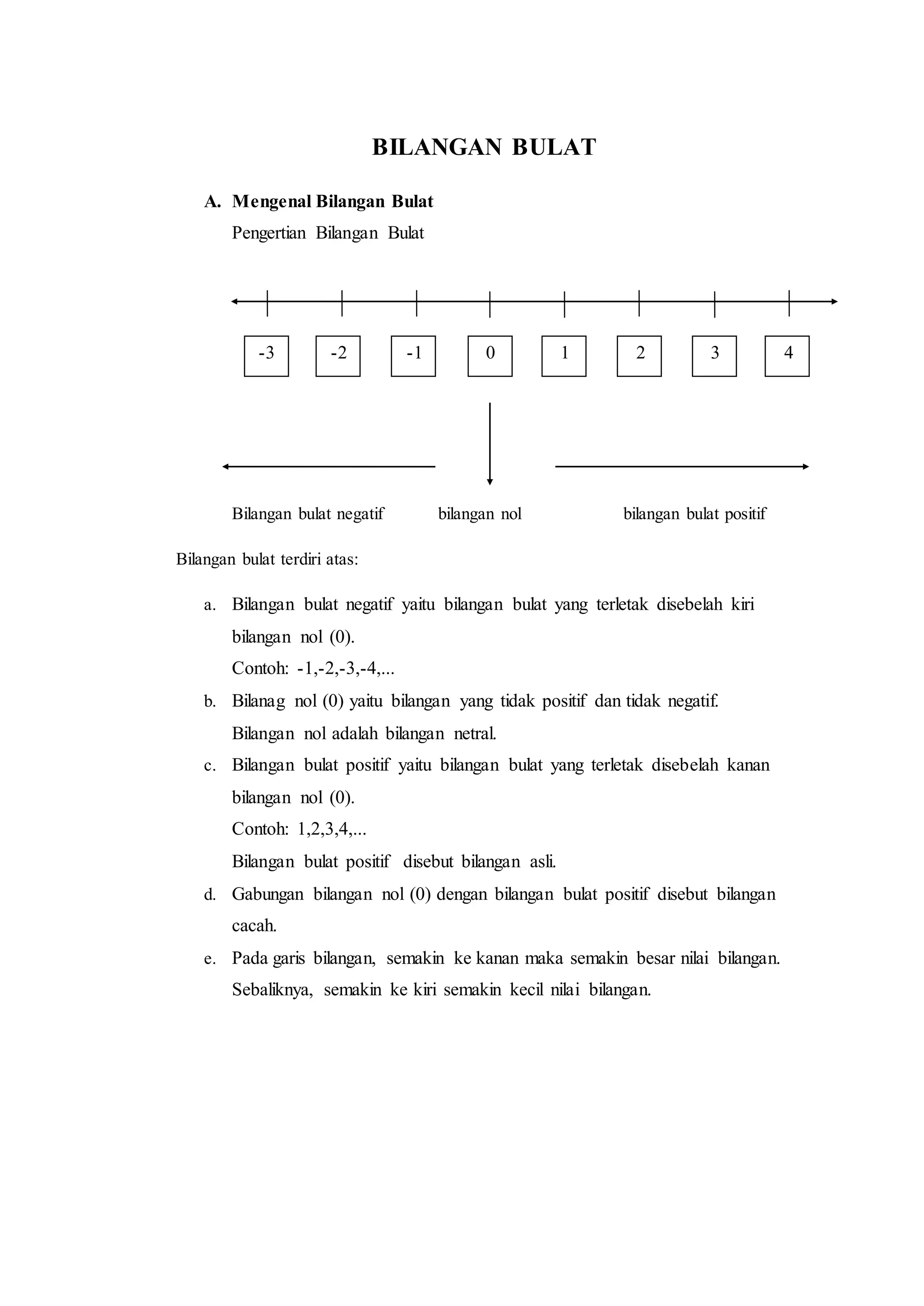 Bilangan Bulat | DOCX