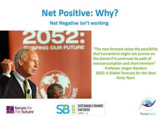 The Path to Net Positive: Principles, Practical Models and Progress to ...