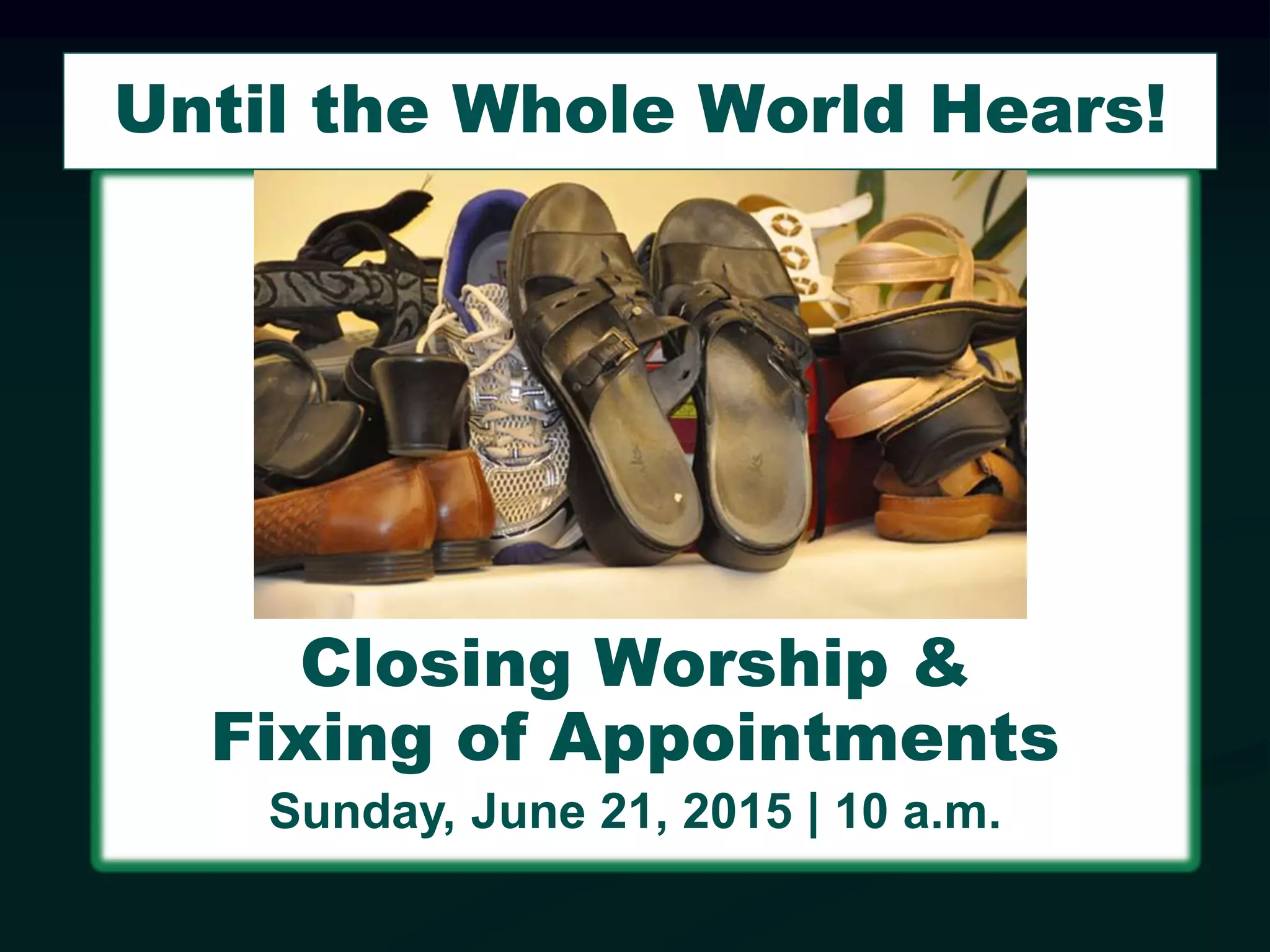Closing Worship Powerpoint | PPTX