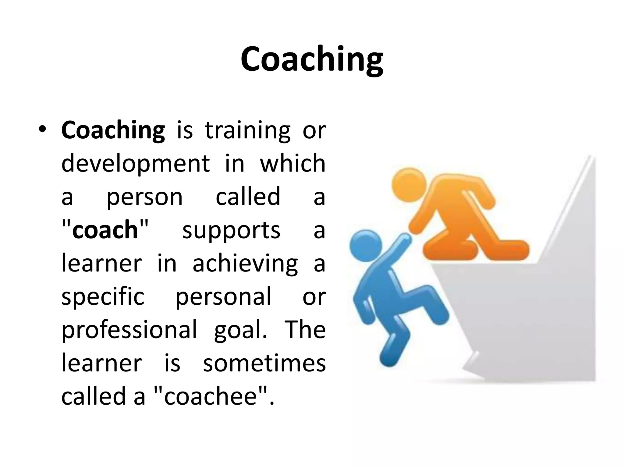 Coaching individual OD interventions - Organizational Change and ...