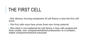 9. the origin of cells | PPTX