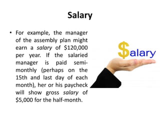 Wages and salary - compensation management - Manu Melwin Joy | PPT