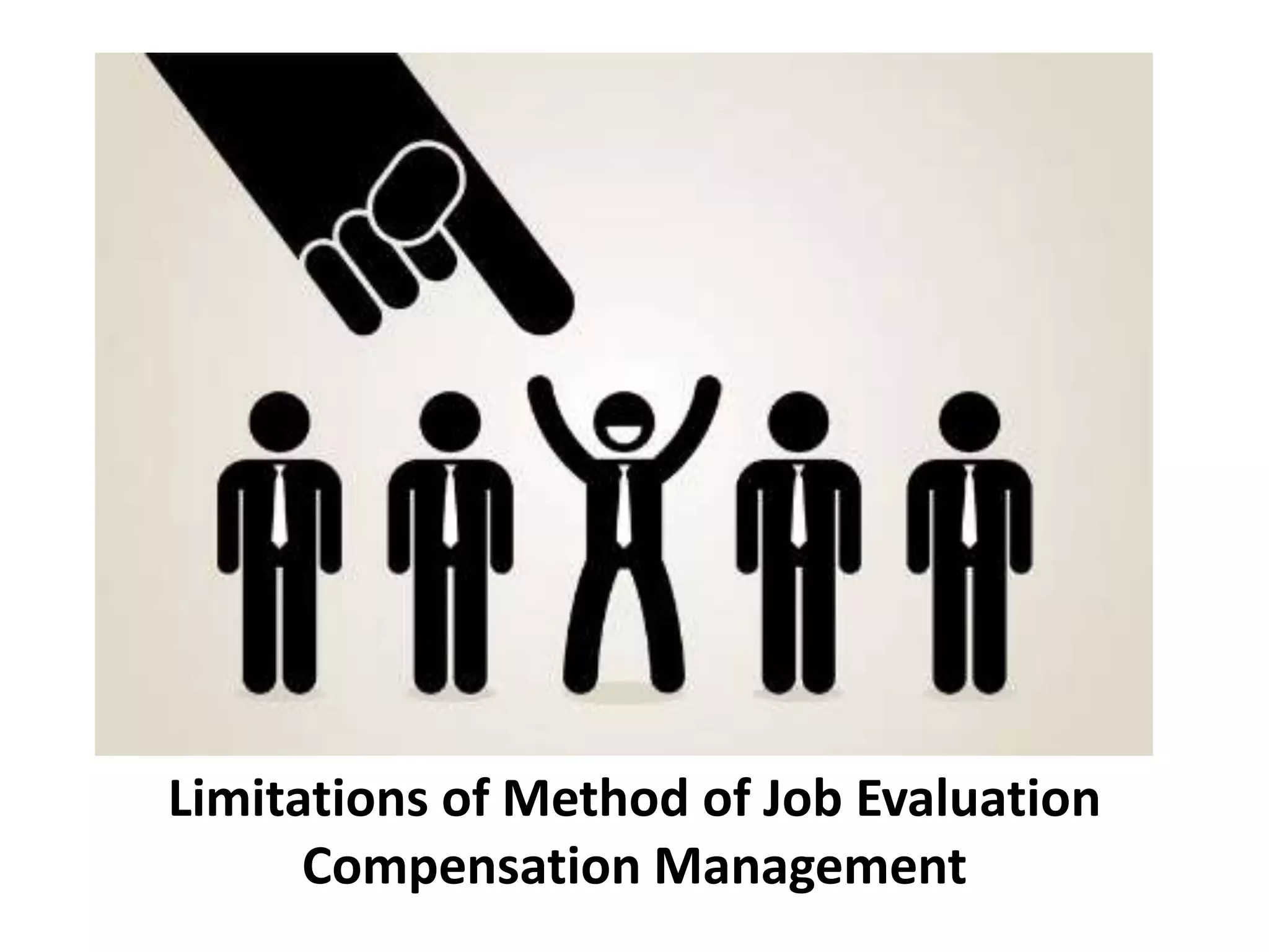 Limitations of method of job evaluation - compensation management - Manu Melwin Joy | PPTX