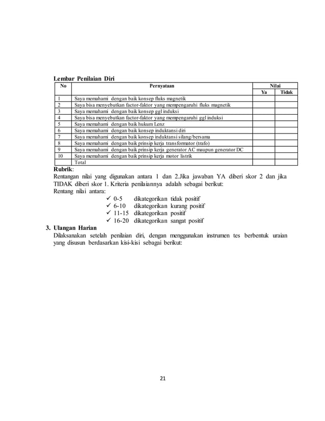 9. sma kelas xii rpp kd 3.5;4.5 induksi faraday (karlina 1308233) | DOCX
