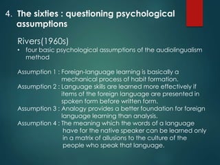 Development of a Psychological Perspective in Language Teaching | PPTX