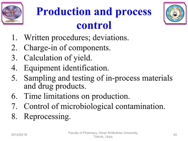 Good Manufacturing Practices for Pharmaceuticals | PPT | Pharmaceutical ...