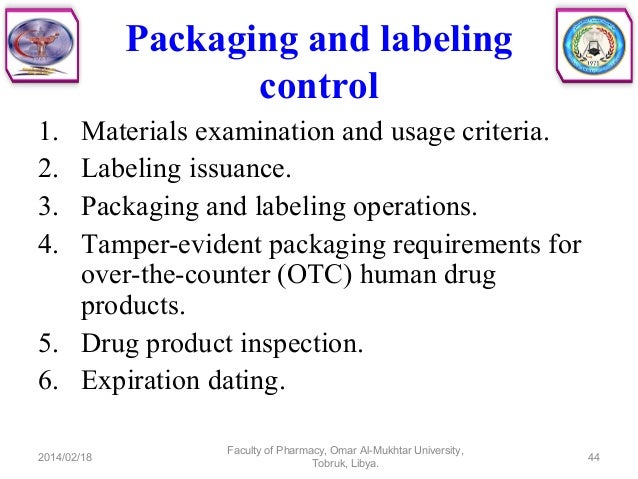 Good Manufacturing Practices for Pharmaceuticals