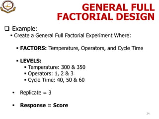 9. design of experiment | PDF