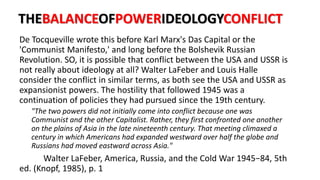 CAMBRIDGE IGCSE HISTORY REVISION 9 - WHO WAS TO BLAME FOR THE COLD WAR ...