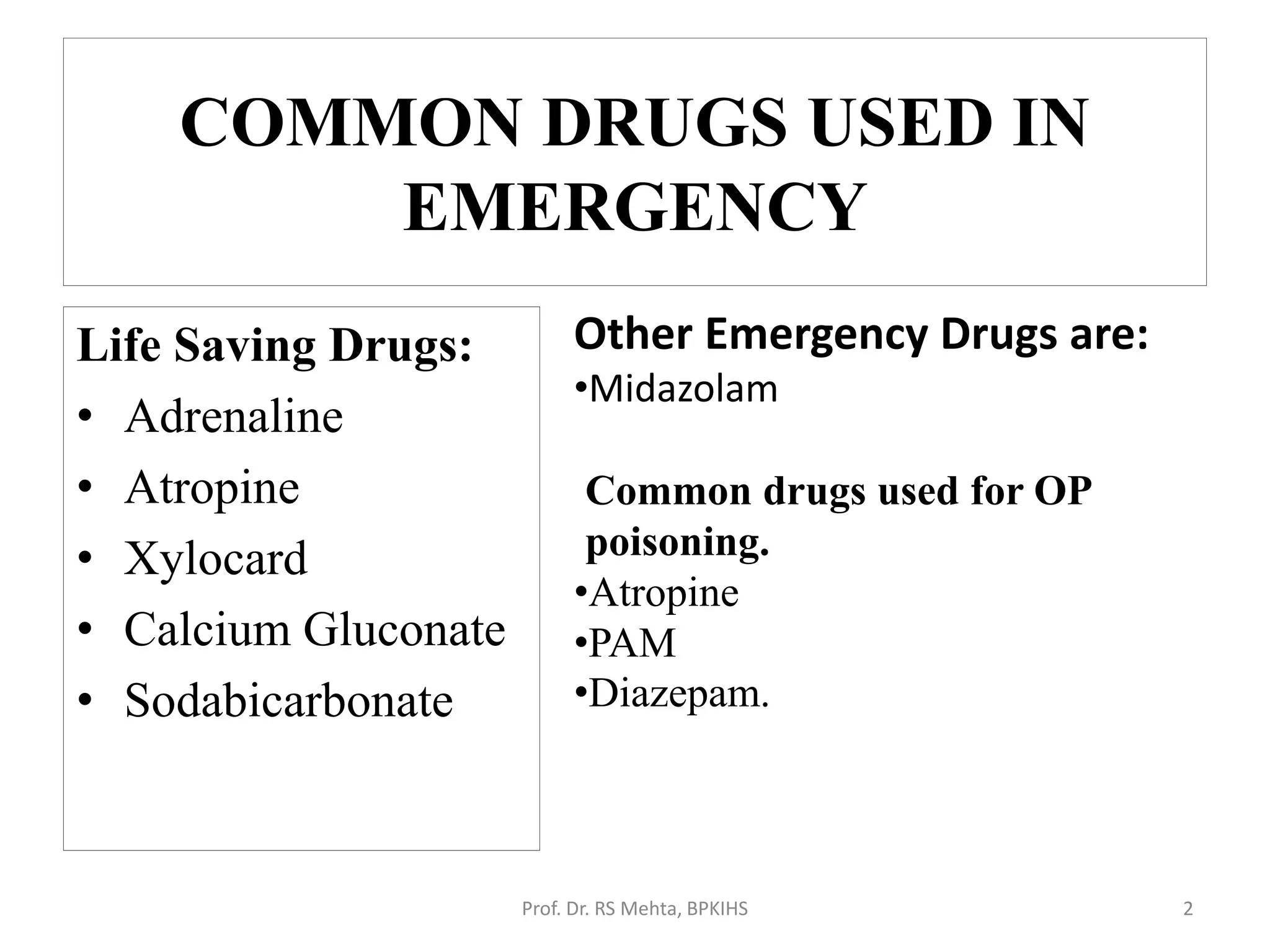 9. drugs used in critical | PPSX