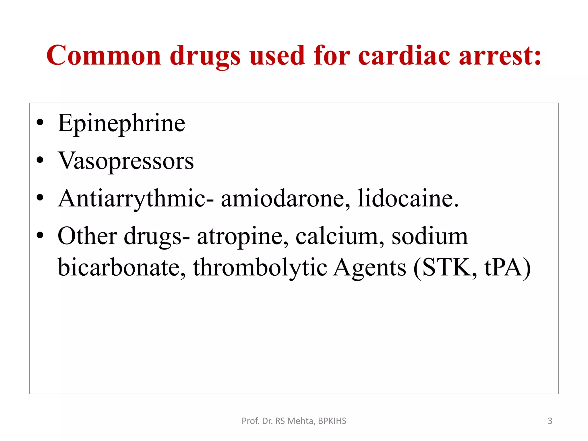 9. drugs used in critical | PPSX