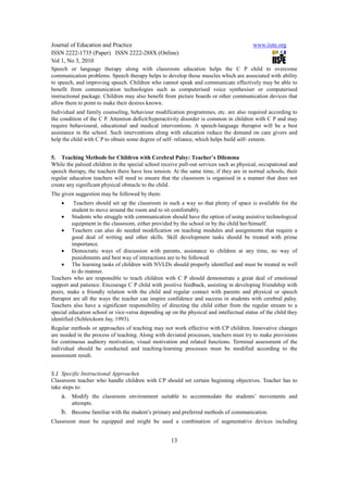 [9 15]educational programmes for children with cerebral palsy | PDF