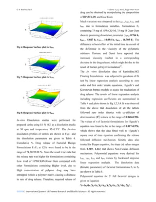Design Formulation and Evaluation of Ranitidine HCl Gastro Retentive Floating Tablets | PDF