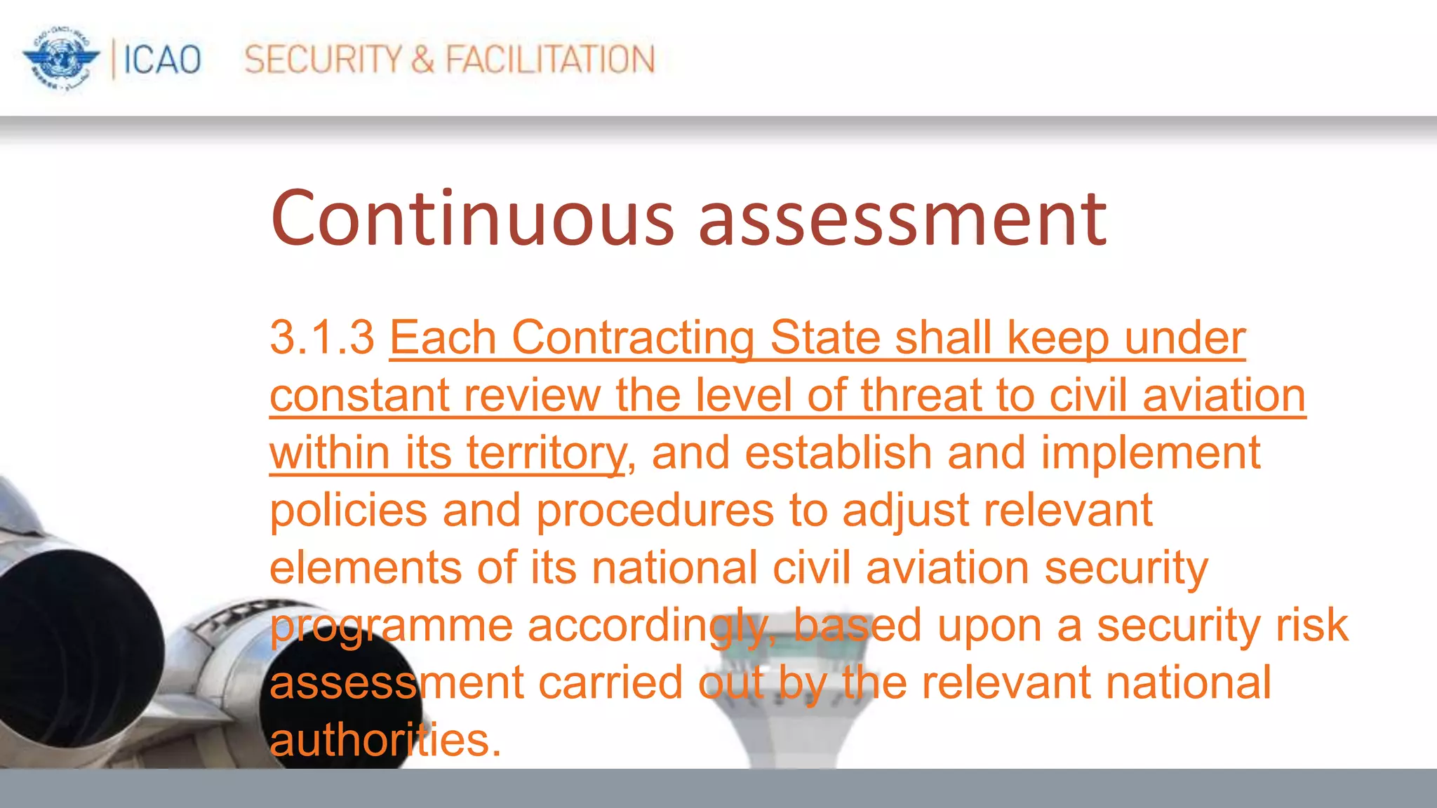 International Civil Aviation Security | PPTX