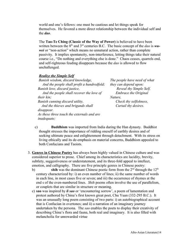 Afro-Asian Literature (9 of 16) | PDF