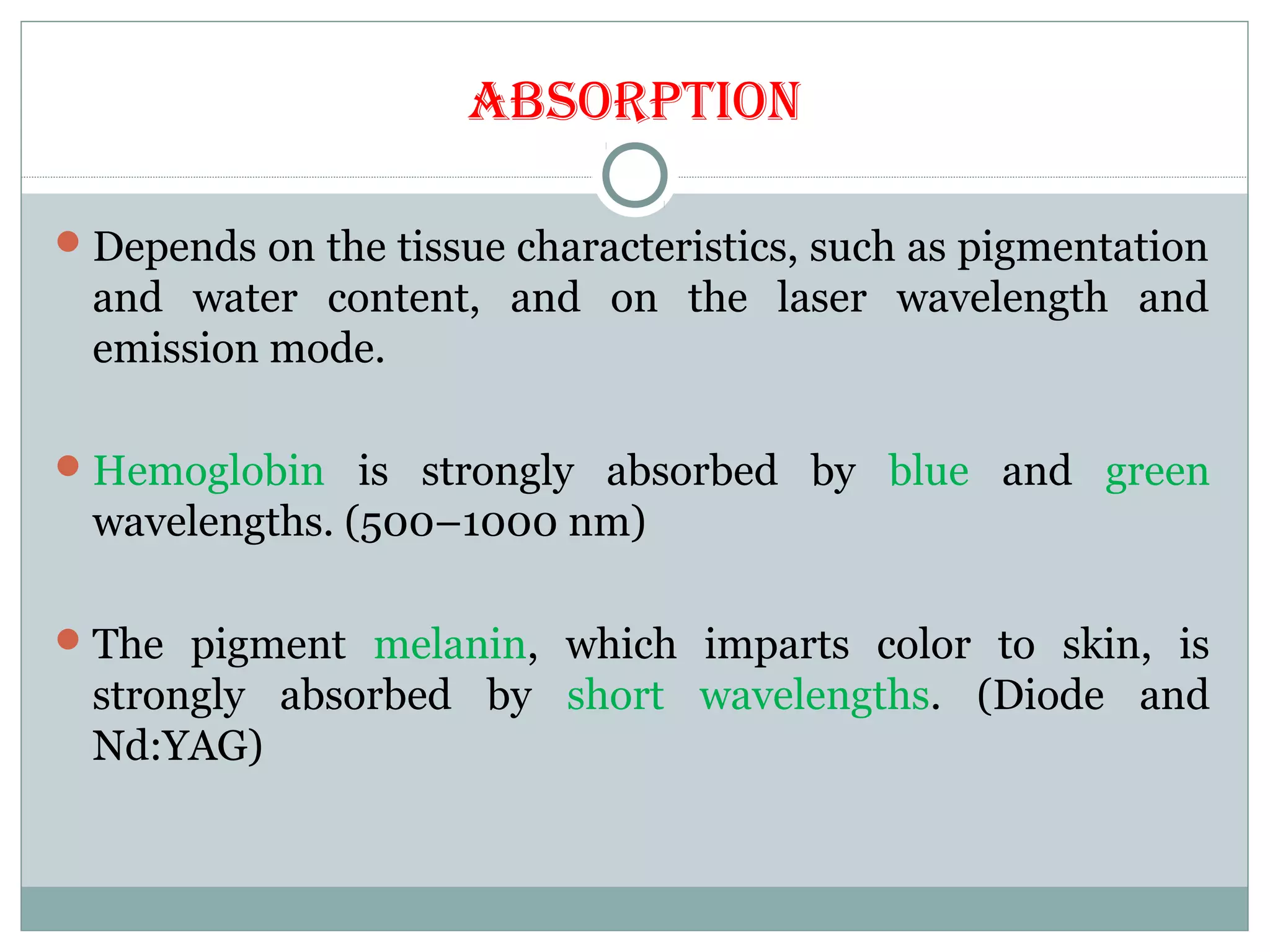 Lasers and its application in periodontics | PPT